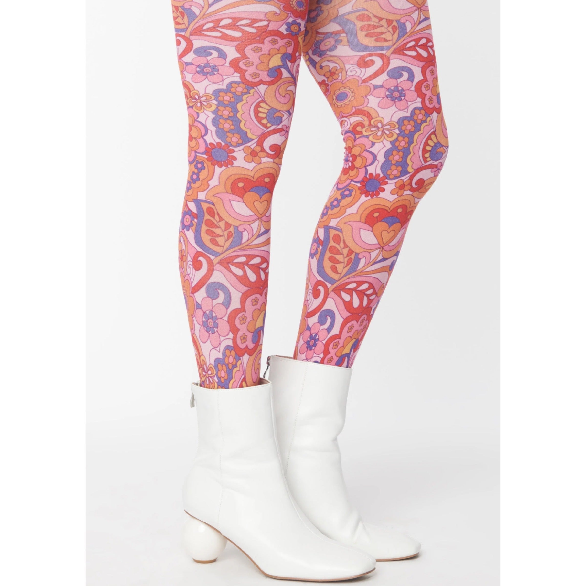 Mod Swirl Tights | Donna's Dress Shop
